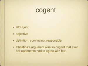 7. "The Power of Cogent: Meaning, Use, and Examples Explained"